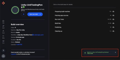Unit testing automation with Unity/C# and Codemagic | Codemagic Blog