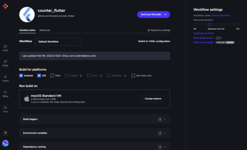 Integración y entregas continuas en Flutter con Codemagic CI/CD ...