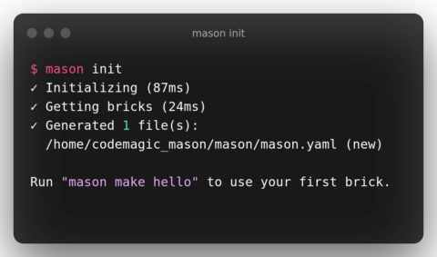 Using Mason and bricks in your Flutter app: Beginner’s guide | Codemagic Blog