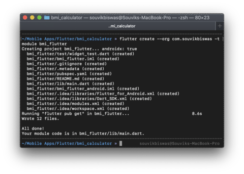 How to add Flutter modules to native iOS project and test it on ...