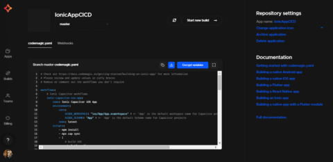 Continuous Integration and Delivery (CI/CD) for Ionic apps | Codemagic Blog