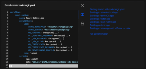Continuous Integration and Delivery for React Native apps | Codemagic Blog